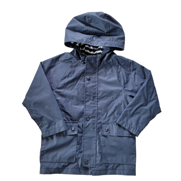 GAP | Jackets & Coats | Gap Navy Blue Hooded Rain Jacket | Poshmark